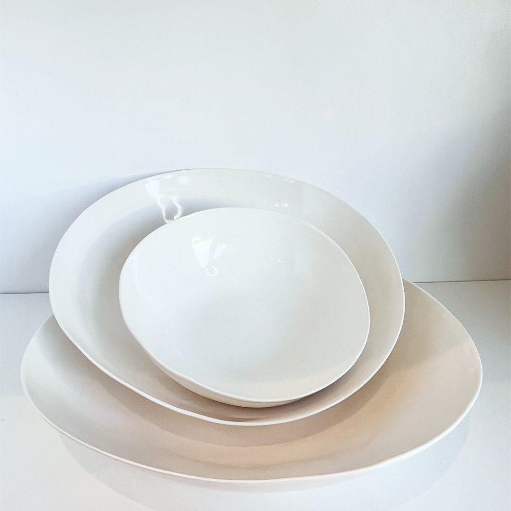 Handmade Porcelain Bowl - White – Maison53