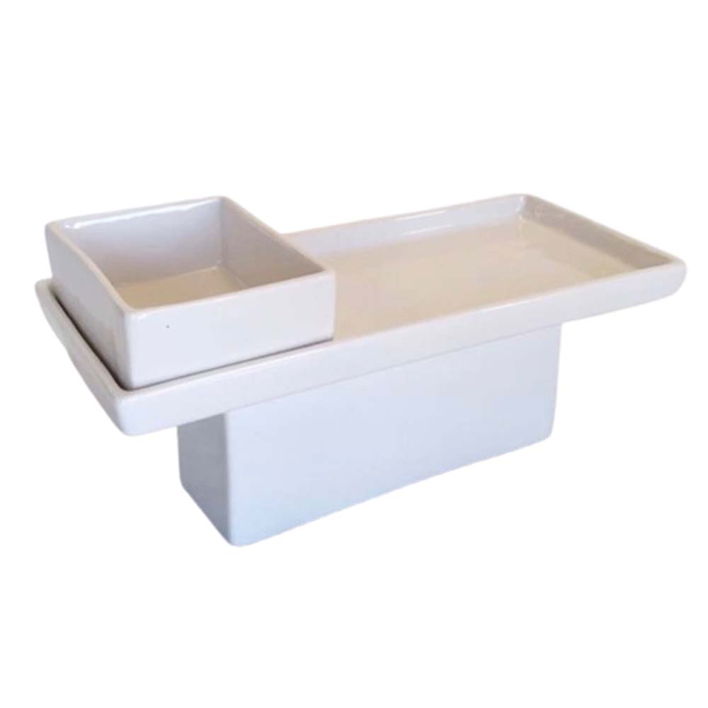 Rectangle Pedestal White – Maison53